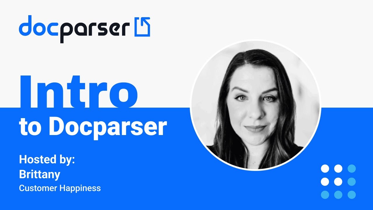 Introduction to Docparser - YouTube