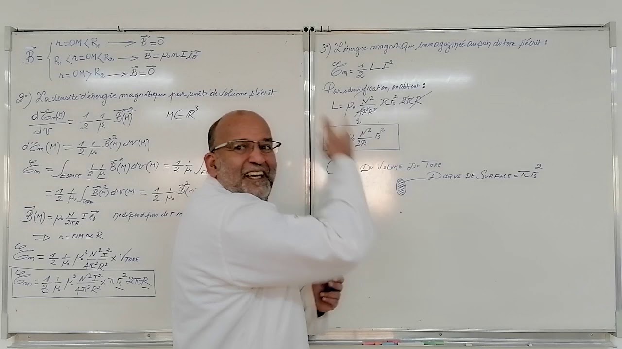 Calcul du volume du tore - YouTube