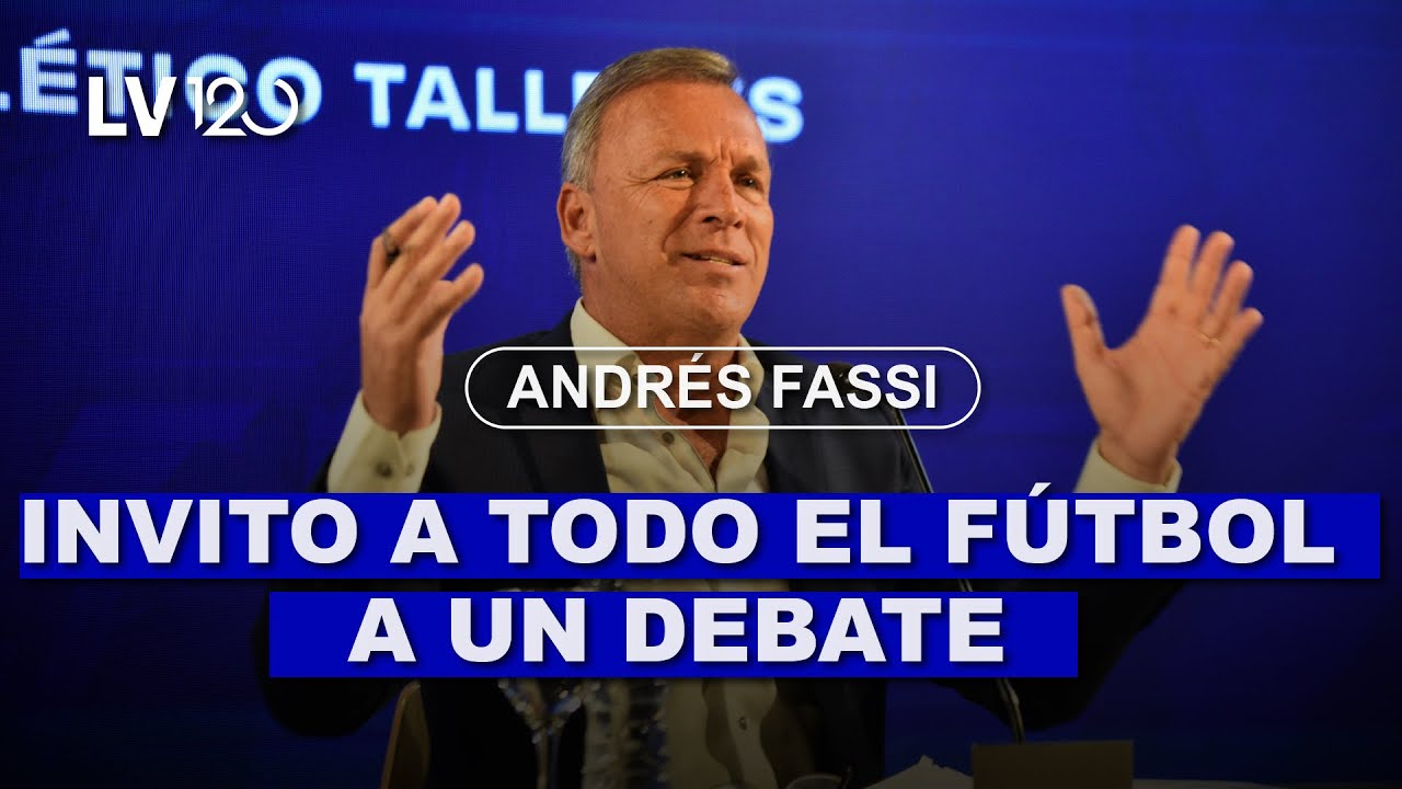 CONFERENCIA DE ANDRÉS FASSI, PRESIDENTE DE TALLERES: LE APUNTÓ AL ...