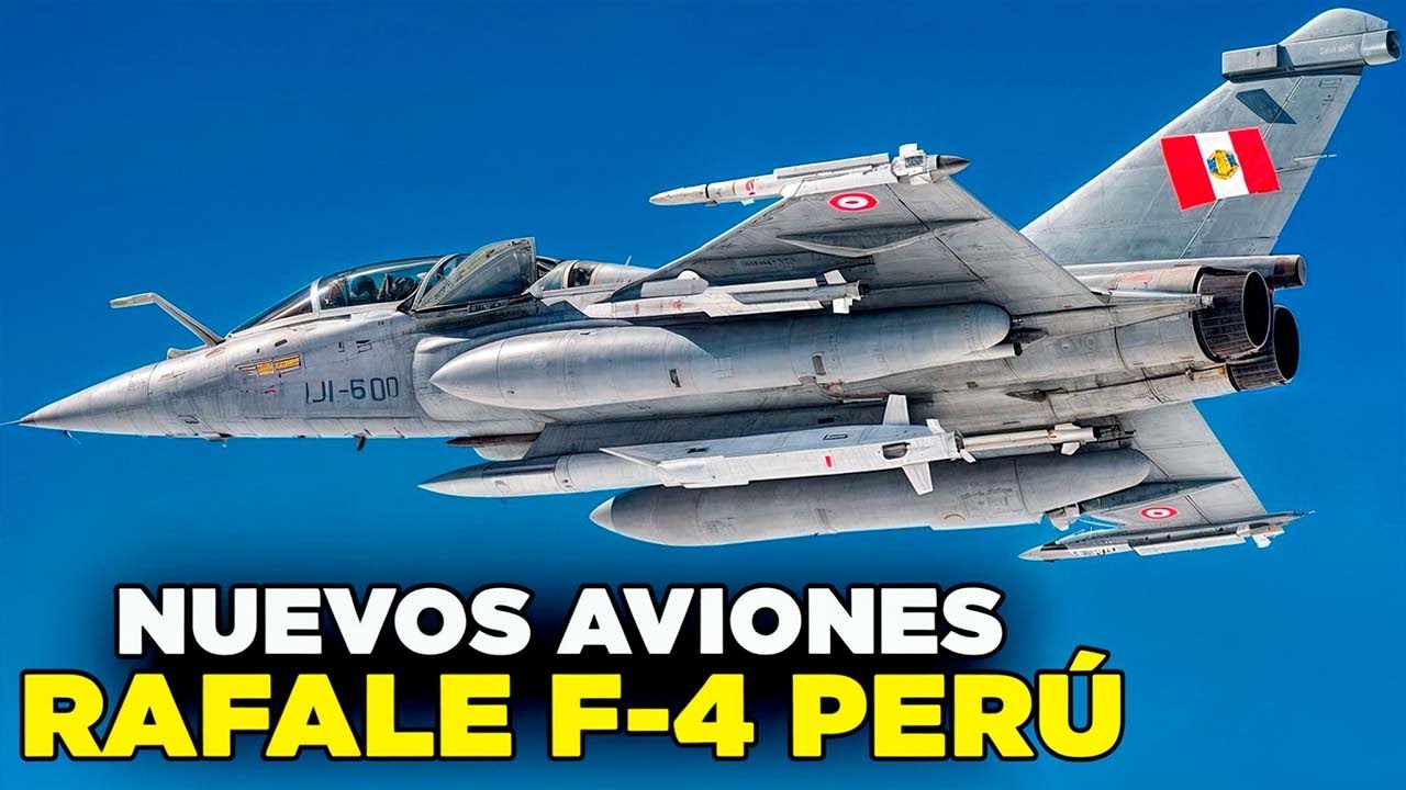 LLEGAN A PERÚ NUEVOS AVIONES RAFALE F4 Y MEJORAN LA FUERZA AÉREA - YouTube