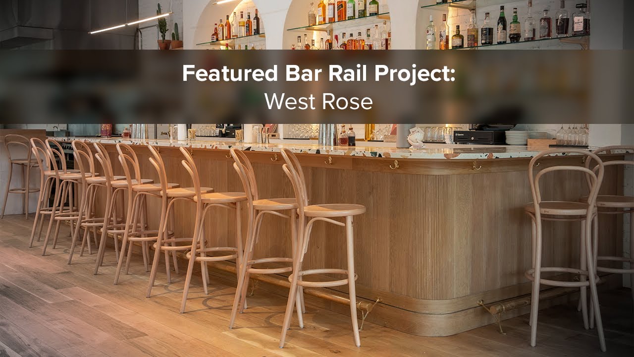 KegWorks Featured Bar Rail Project: West Rose - YouTube