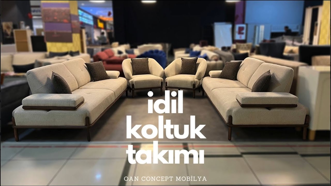 İdil Koltuk Takımı Oan Concept Mobilya - YouTube