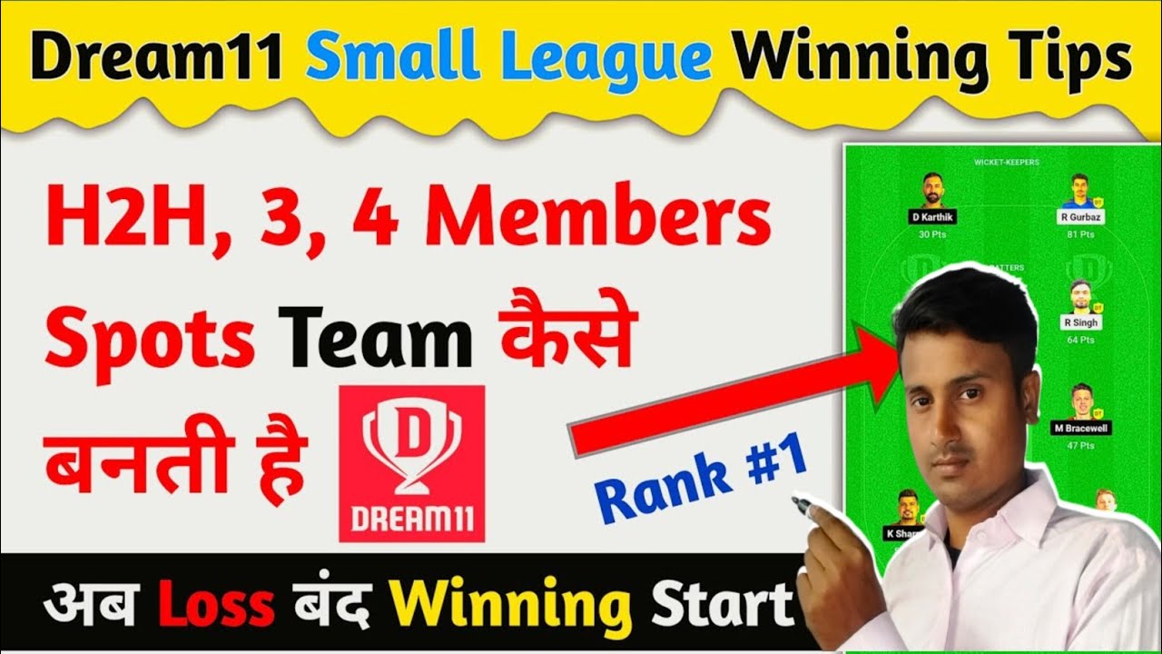 How To Make Small League Team in Tata IPL 2024 Small League Trips and ...