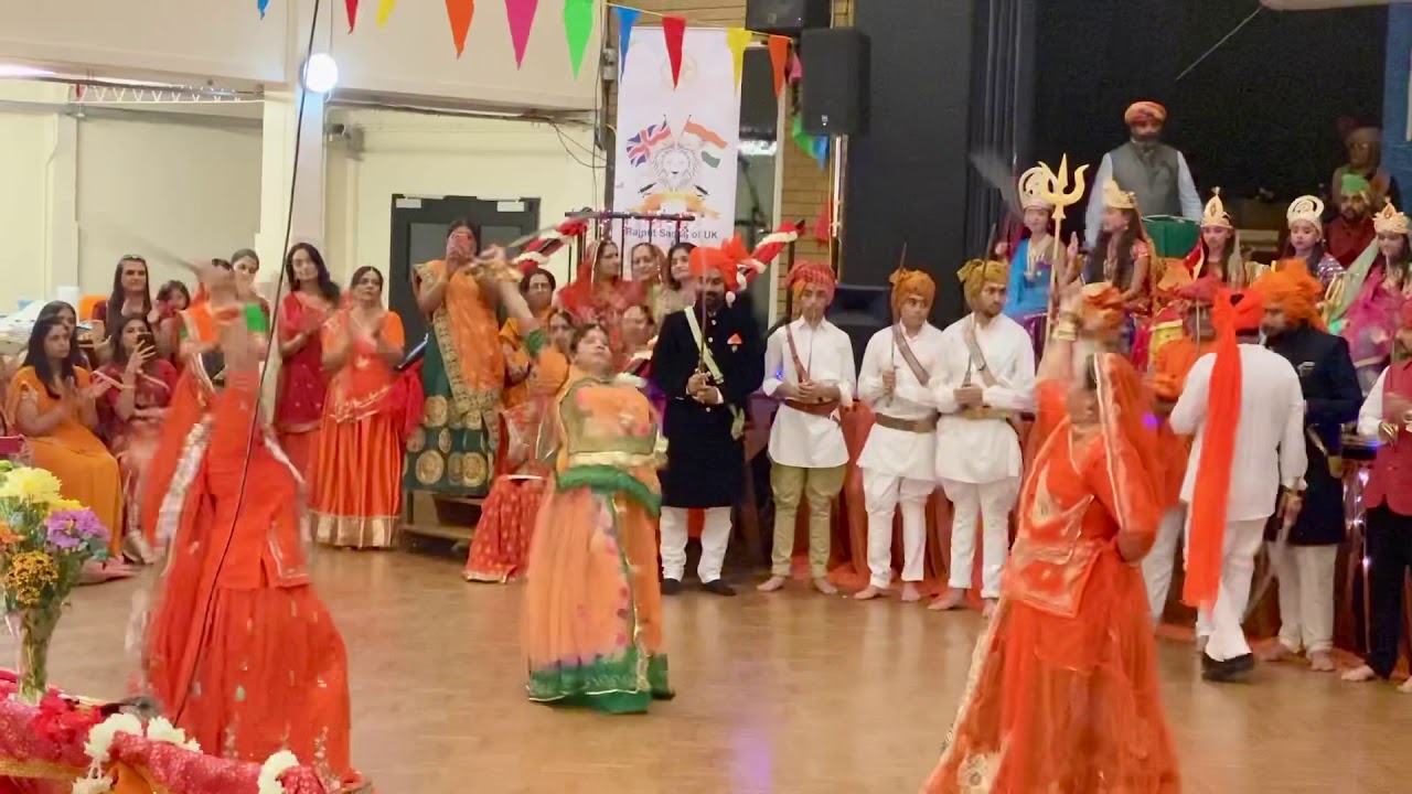 Rajput Samaj of UK - Duseehra Sword Performance - YouTube