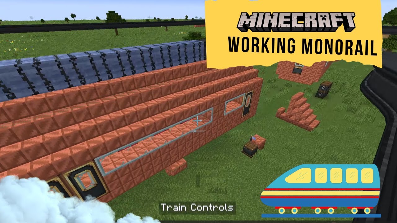Minecraft Create Mod - Building a Functional Monorail System! - YouTube