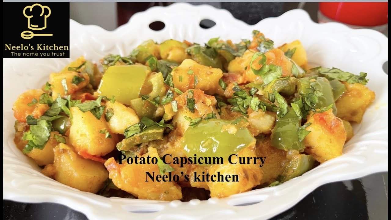 Aloo Shimla mirch ki sabzi | CAPSICUM POTATO CURRY | Shimla mirch aloo ...