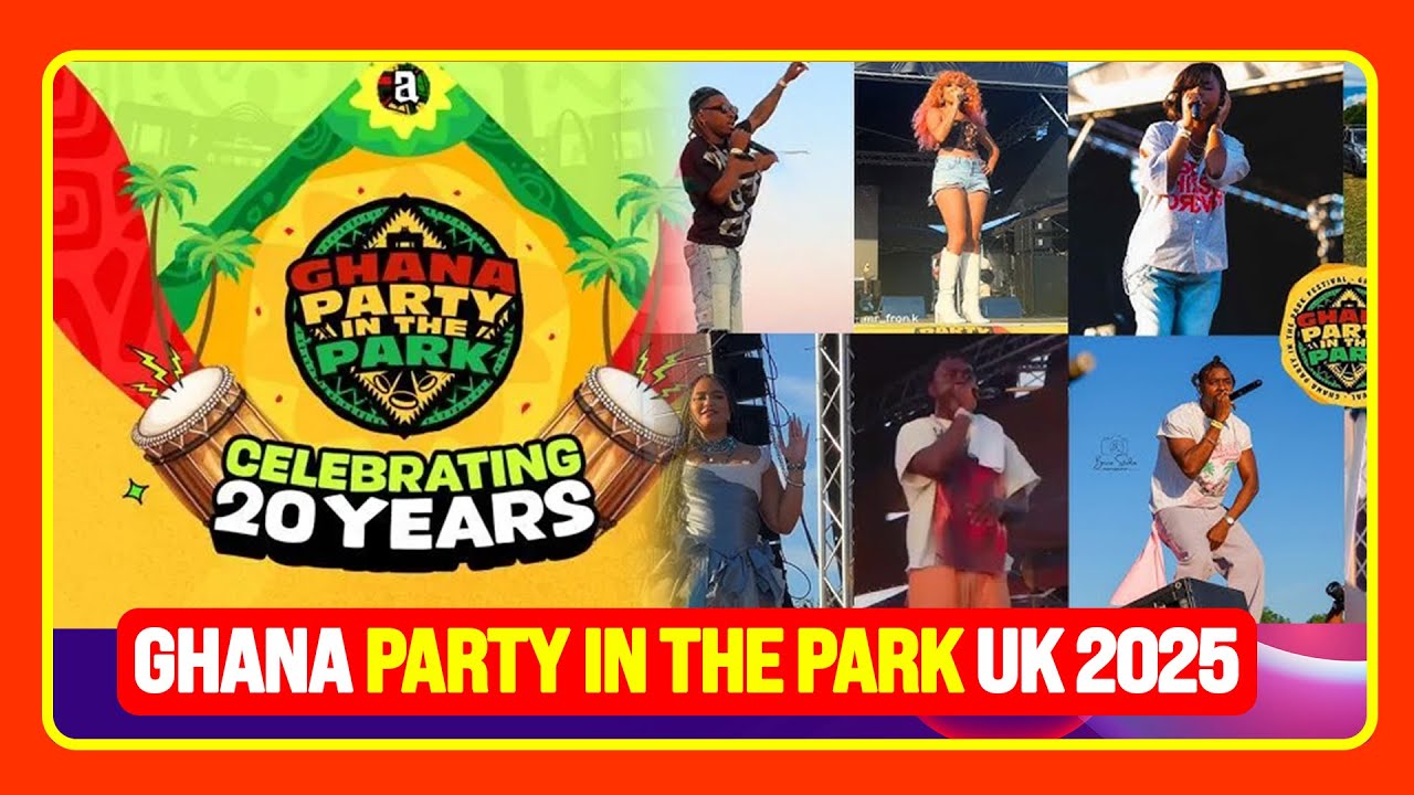 GHANA PARTY IN THE PARK UK 2025 HIGHLIGHTS | #WEEKLYGIST... - YouTube