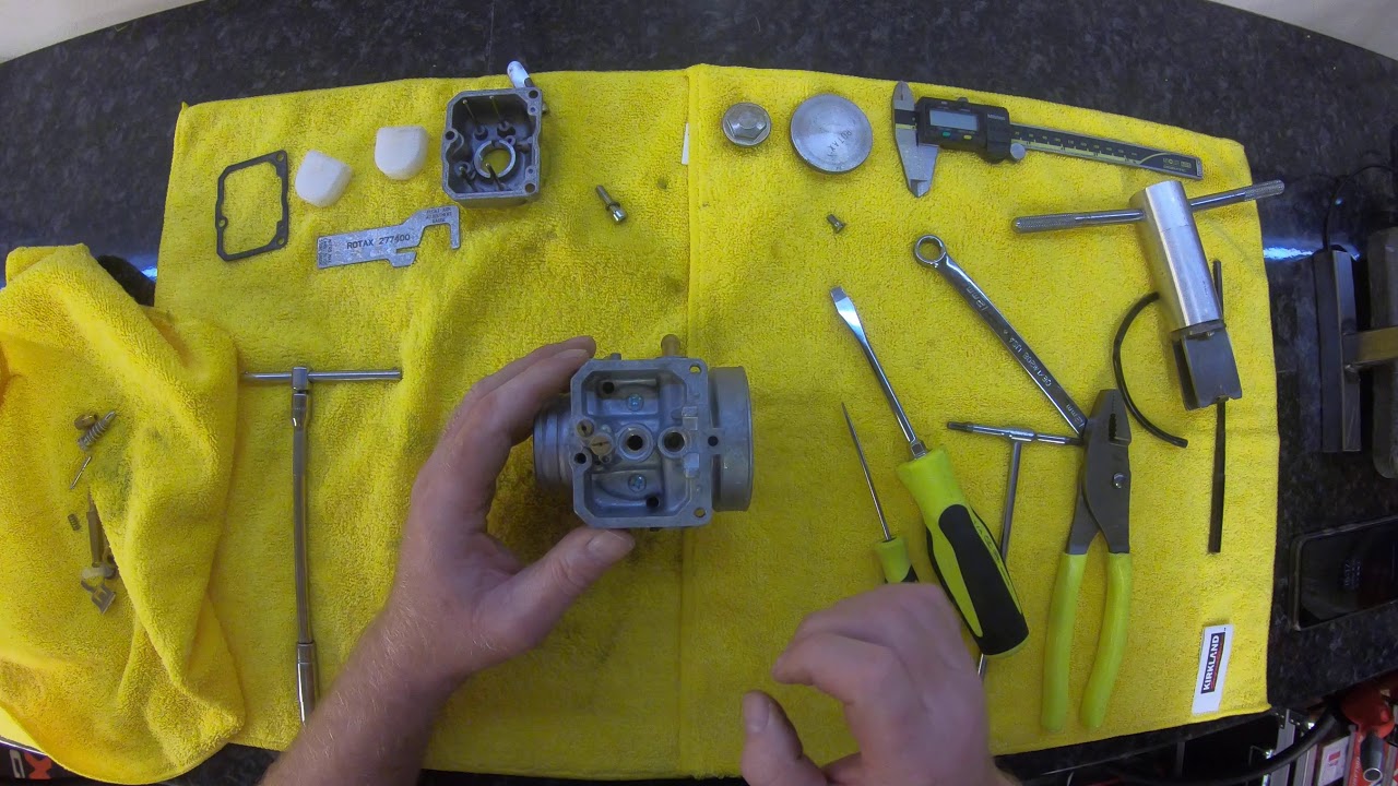Rotax Carb Strip and Rebuild Part 2 of 3 - YouTube
