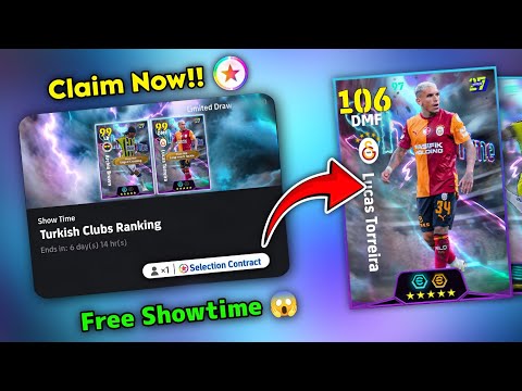 Easy Method To Get Free Showtime In Just 5 Mint From Turkish League Event In eFootball 2027🔥😱