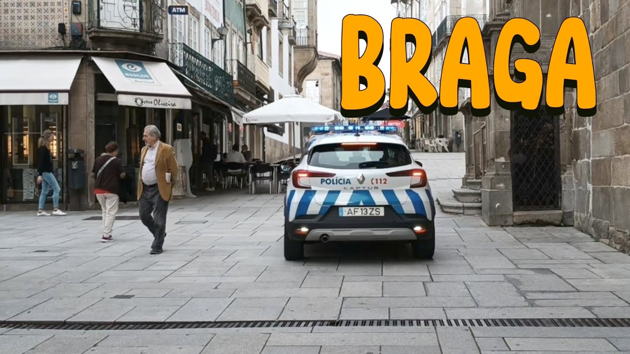 DIA 30 CENTRO DE BRAGA - WALK TOUR PORTUGAL - YouTube