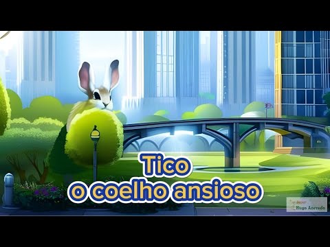 Tico, o coelho ansioso. Aprenda licões de vida com historinhas. Criança ...