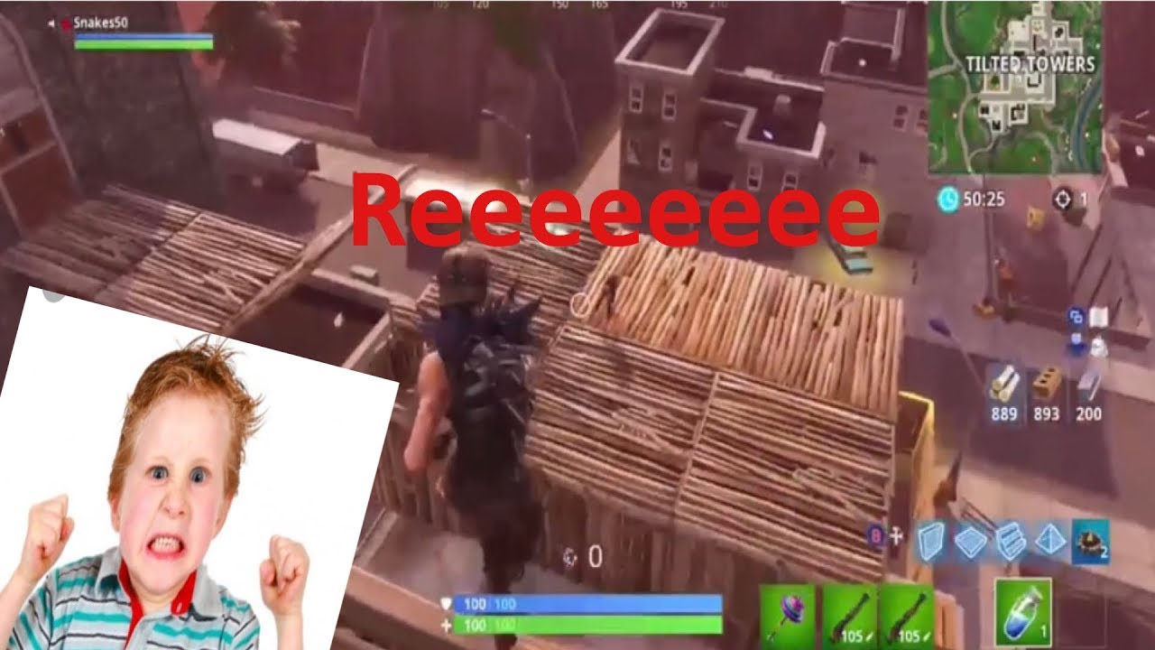 1v1 triggered kid:fortnite - YouTube