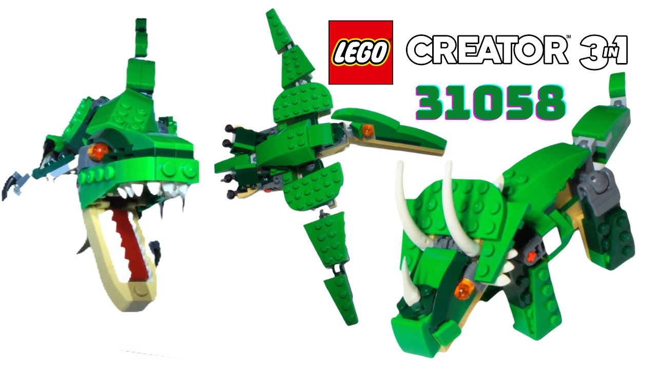 Lets Build 3 in 1 LEGO CREATOR 31058 | Smooth Build | Dinosaurs - YouTube