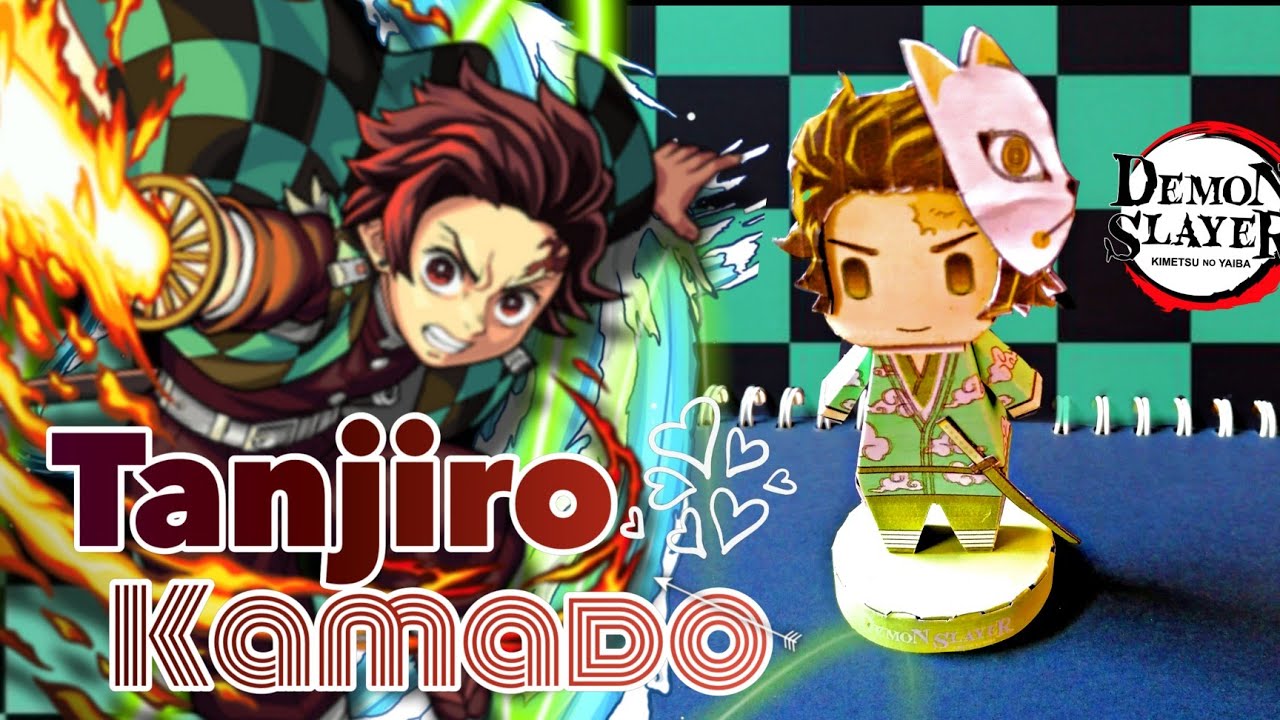 Tanjiro Kamado PAPERIZED - Kimetsu no yaiba - YouTube