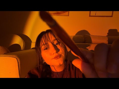 ASMR | Yüzünü Ölçüyorum ve Resim Çiziyorum | Türkçe ASMR 
