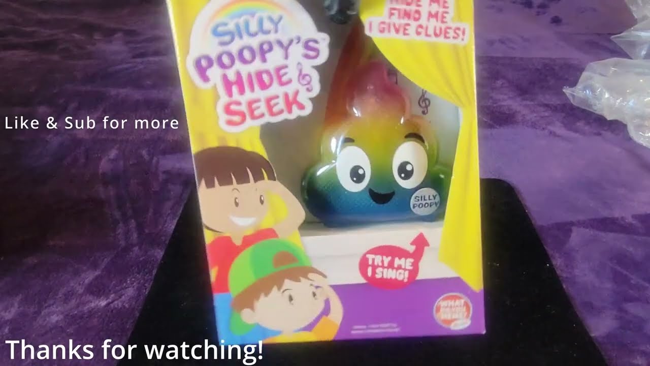 Silly Poopy Hide & Seek - The Talking, Singing Rainbow Poop Toy to ...