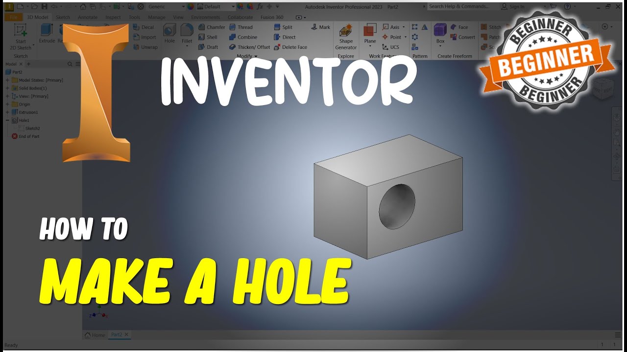 Inventor How To Make A Hole YouTube inventor-how-to-make-a-hole-youtube