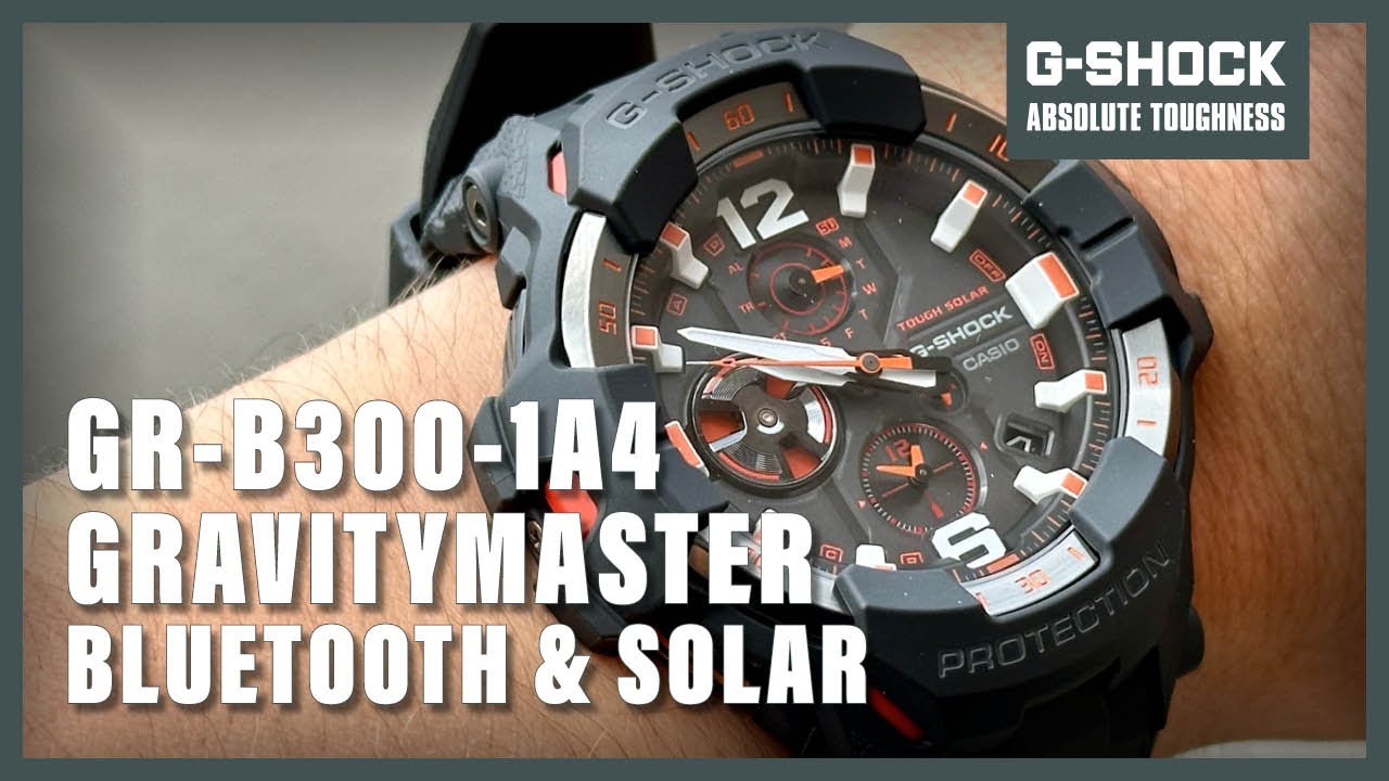Unboxing The Casio G Shock Gravitymaster GR-B300-1A4 - YouTube