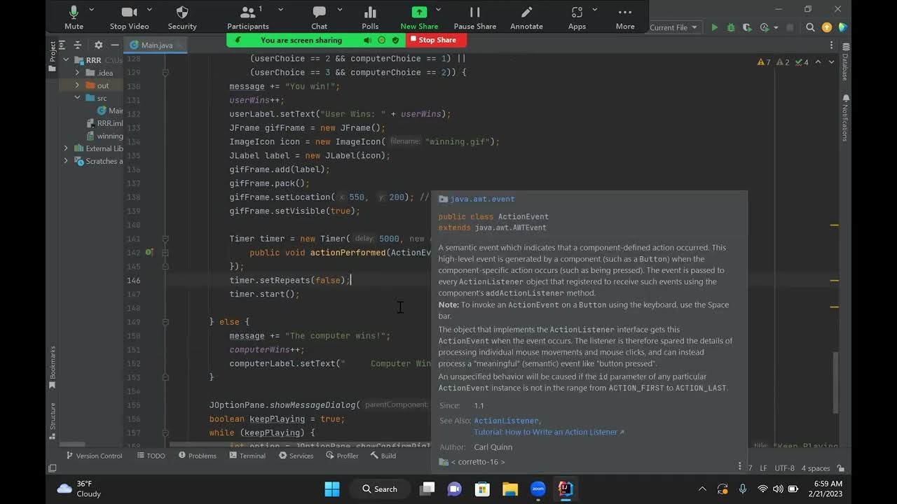 Rock Paper Scissors in Java GUI! - YouTube