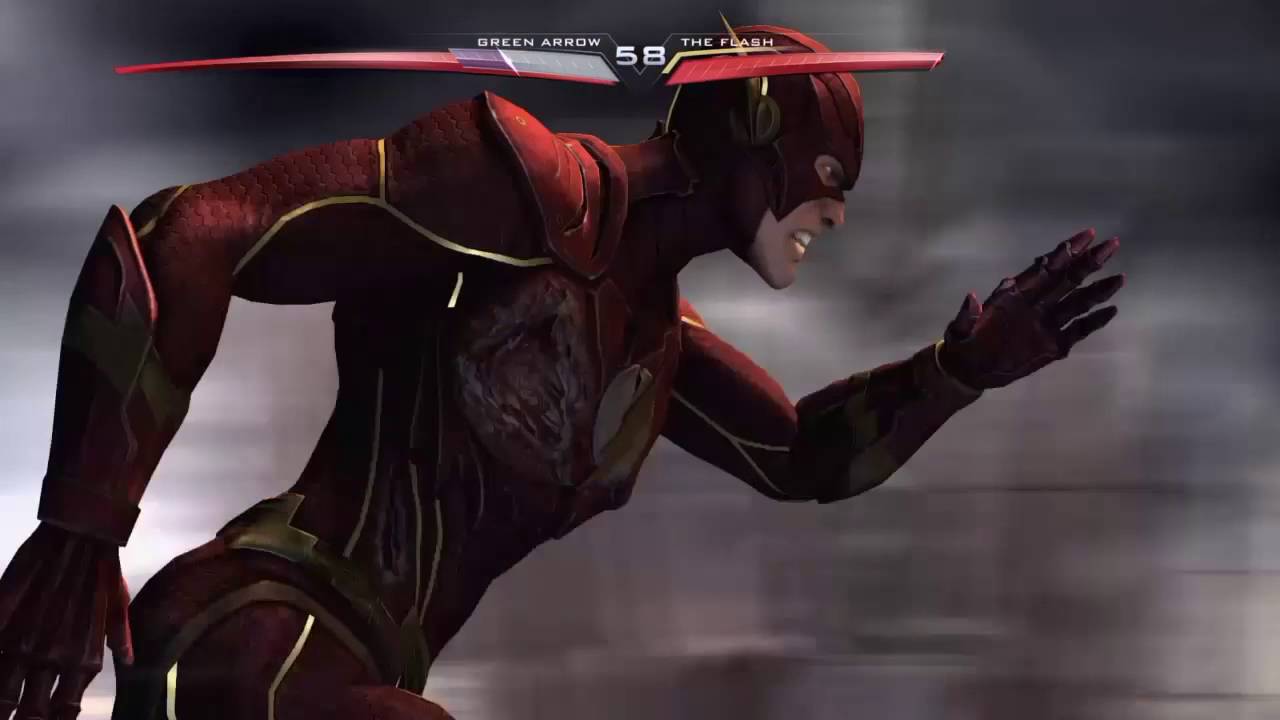 Green Arrow vs The Flash: CW Edition w/music: Injustice PS4 - YouTube