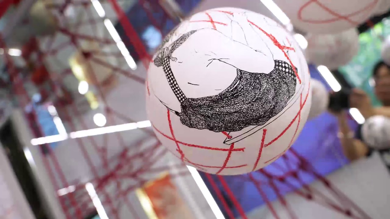 绳缚艺术装置《HUNDREDS OF THEM》 shibari art - YouTube