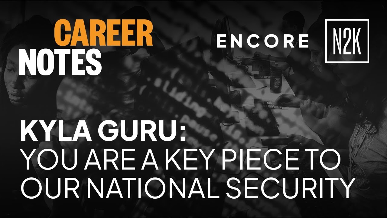 Kyla Guru: You are a key piece to our national security. [Education ...