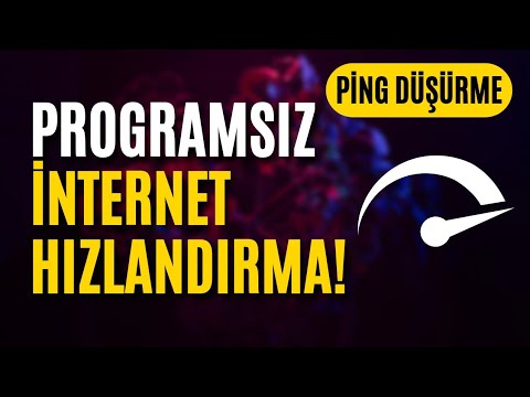 Programsız İnternet Hızlandırma - Ping Düşürme | 2024
