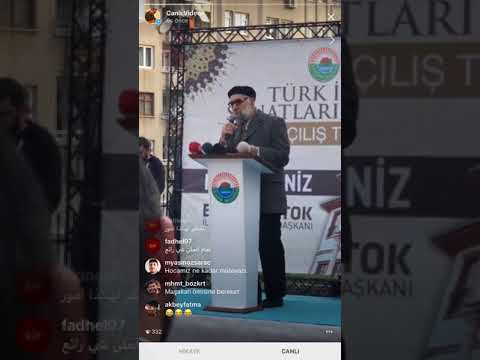 Reisül Hattatin Hasan ÇELEBİ açılış konuşması