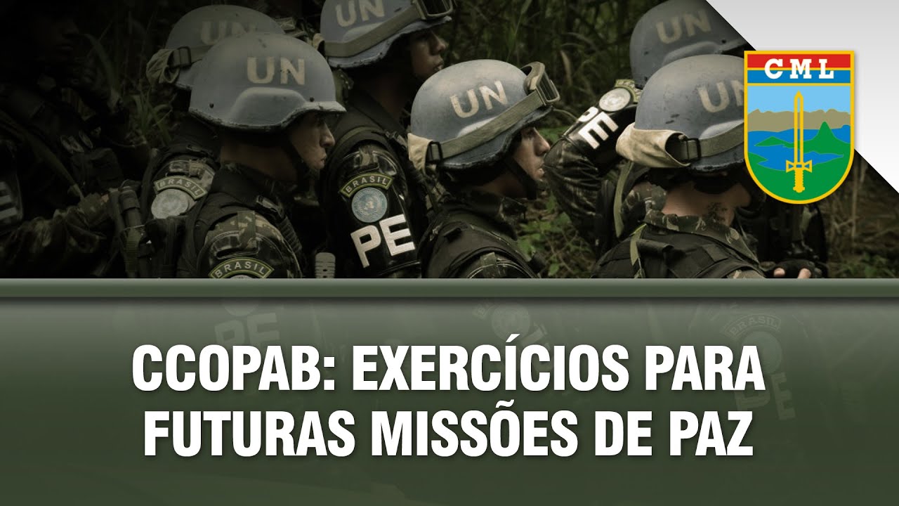 CCOPAB realiza exercícios para futuras Missões de Paz | TV CML - YouTube