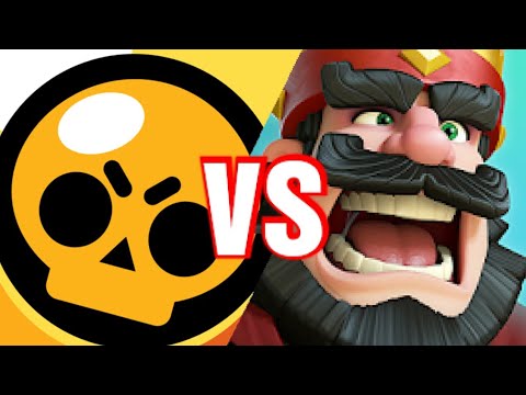 BRAWL STARS VS CLASH ROYALE - YouTube