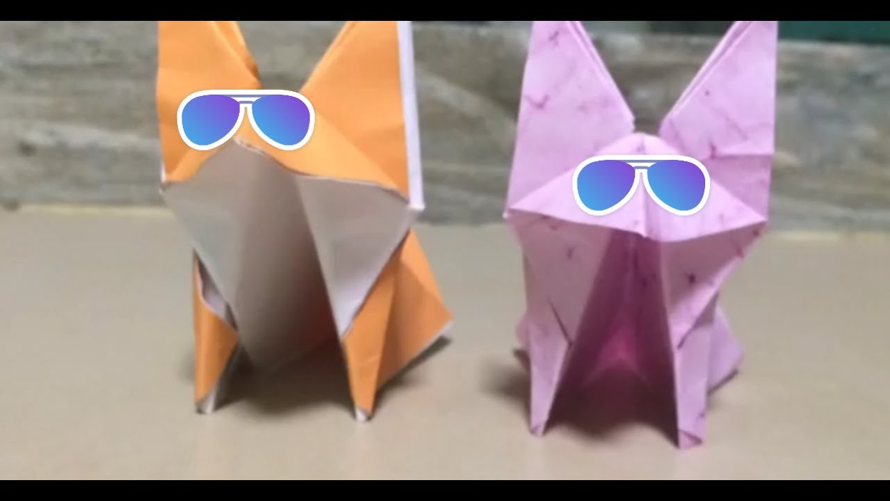 Zorro De Origami | Origami fox - YouTube