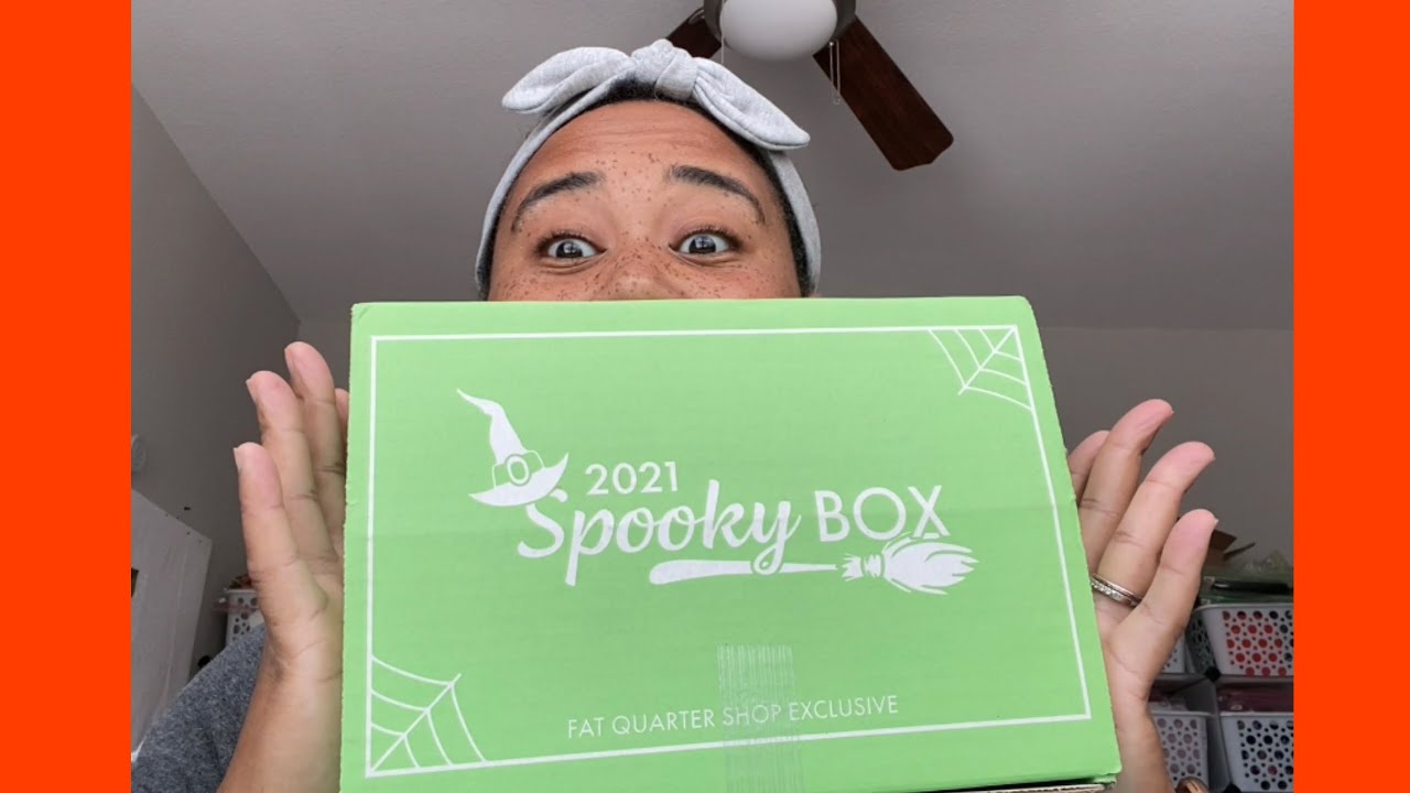 Unboxing 2021 Spooky Box by Fat Quarter Shop - YouTube