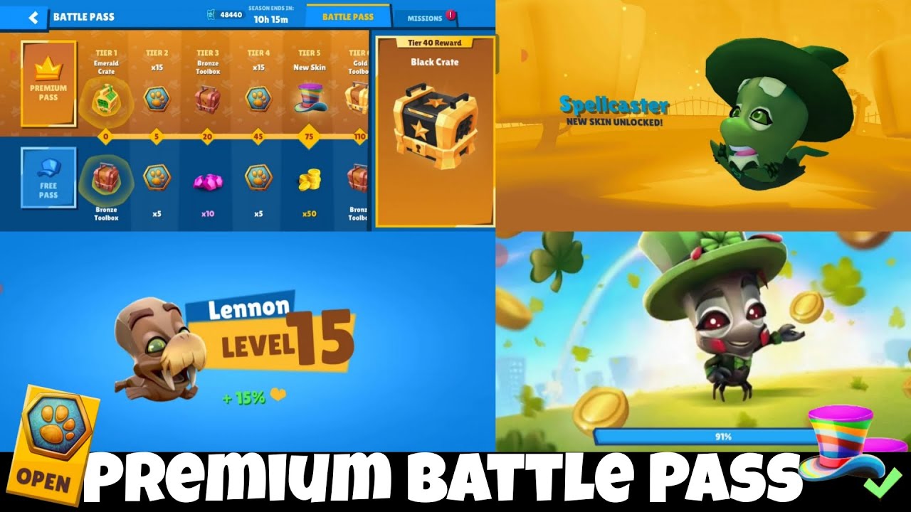 Zooba Squad Buy Battle Pass New Skin 15 Upgrade Lennon Lbc Crate Game ...