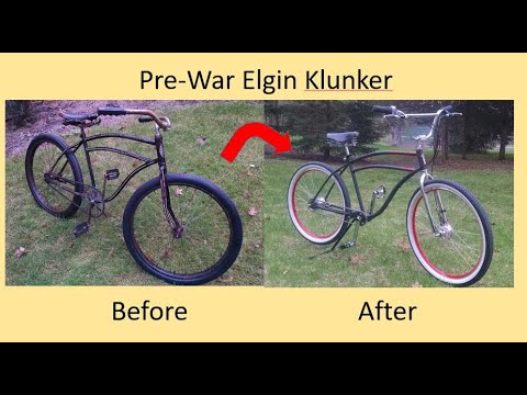 Pre-War Elgin Turned into a Rockabilly Hotrod Klunker - YouTube