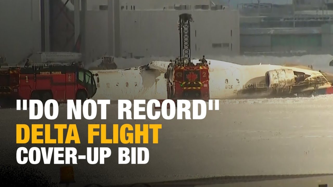 Canada Plane Crash | Delta Airlines Flips Upside Down | Shocking Videos ...