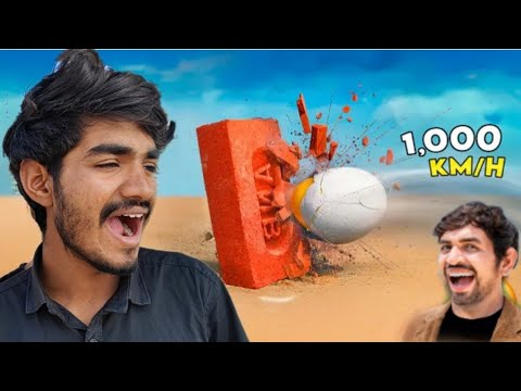 World's Most Powerful egg 🥚-10000km/h | क्या यह अंडा ईट को तोड़ सकता है ...