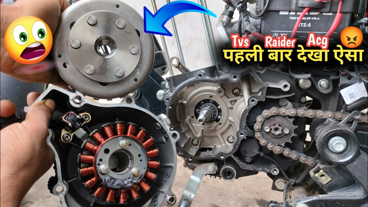 Tvs Raider 125 BS7 Engine Dismantle (Part 4) - YouTube