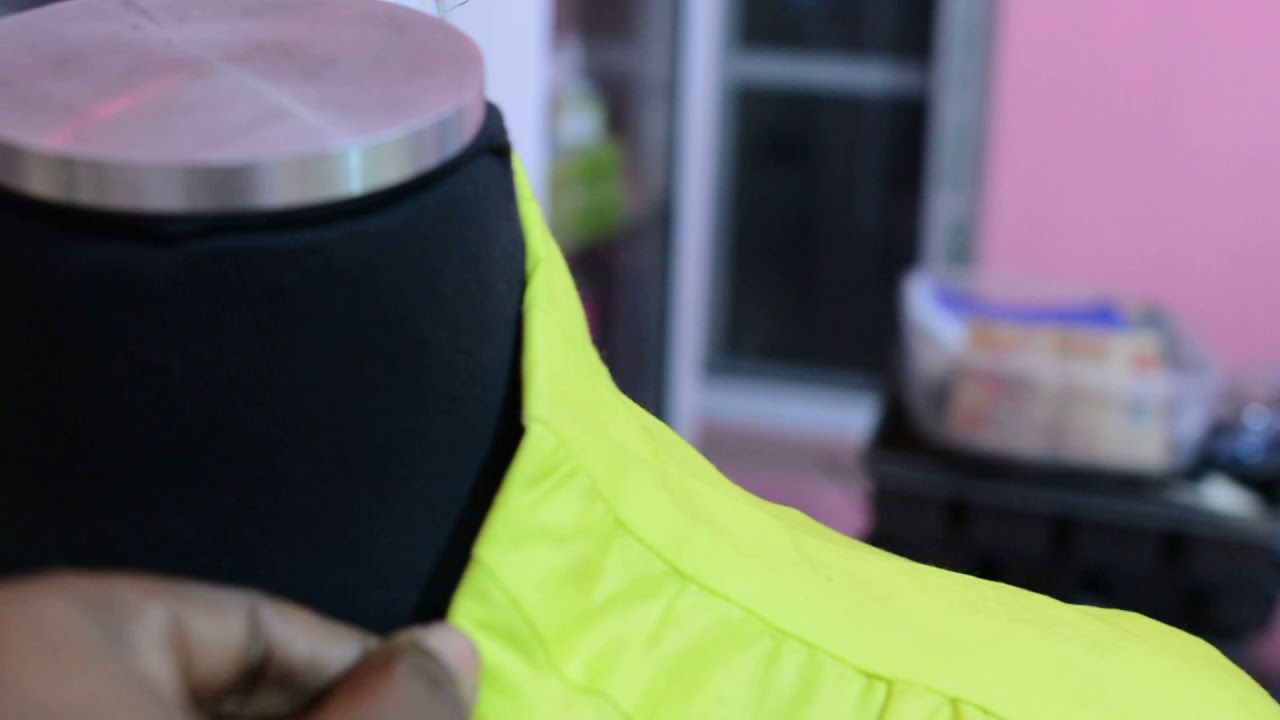 Built up neck line under construction.😁😁 - YouTube