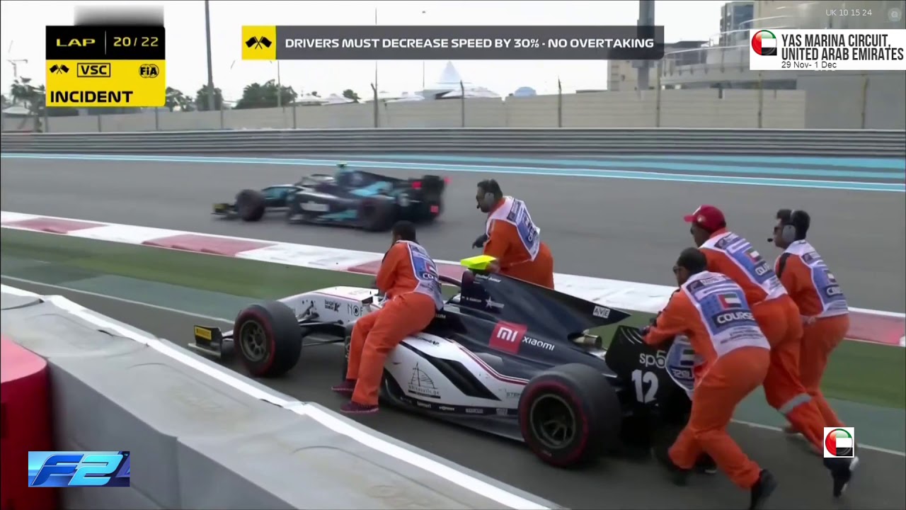FIA Formula 2 Crash Mazepin vs Isaakyan - YouTube