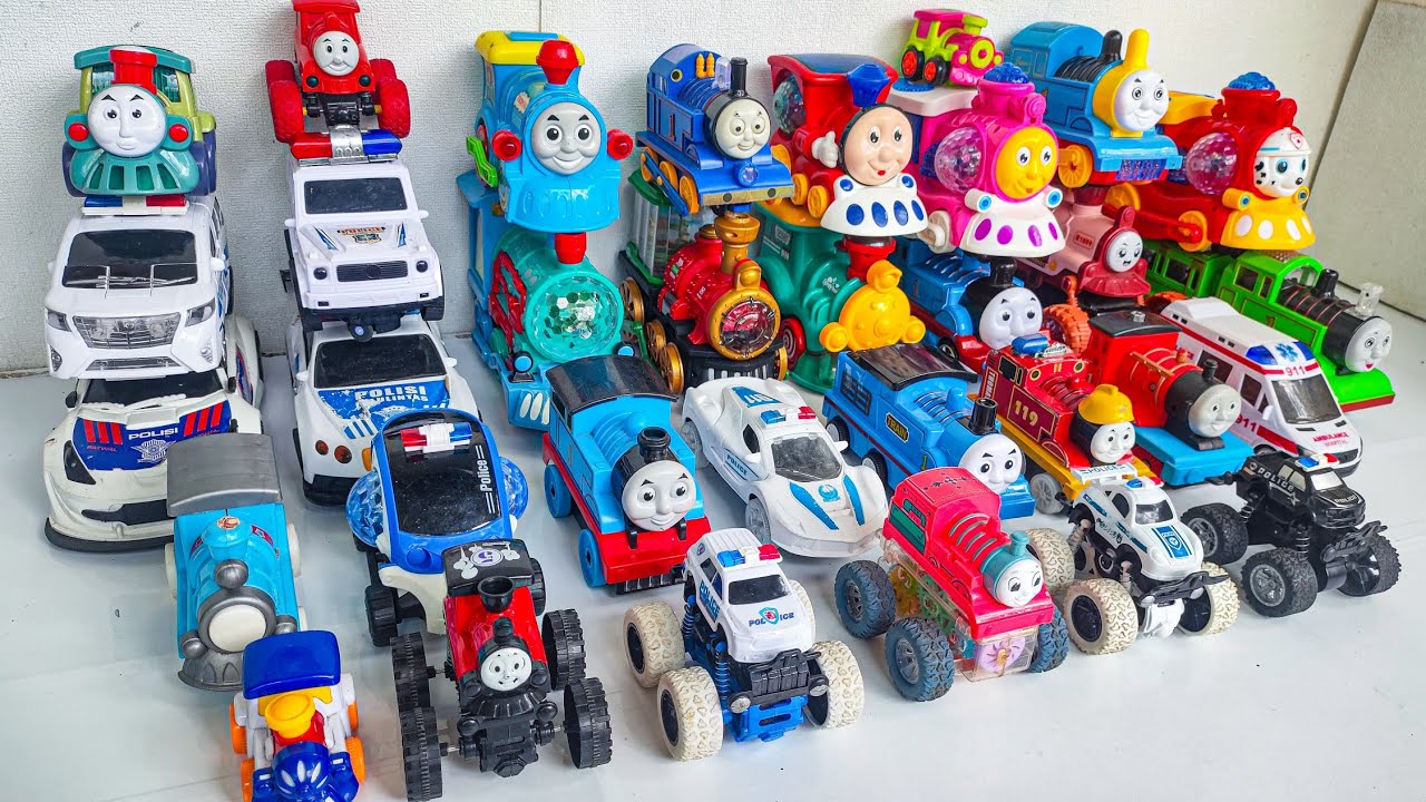 Go Go! kereta Thomas & Friends, Police Car, Thomas Tank engine, Percy ...
