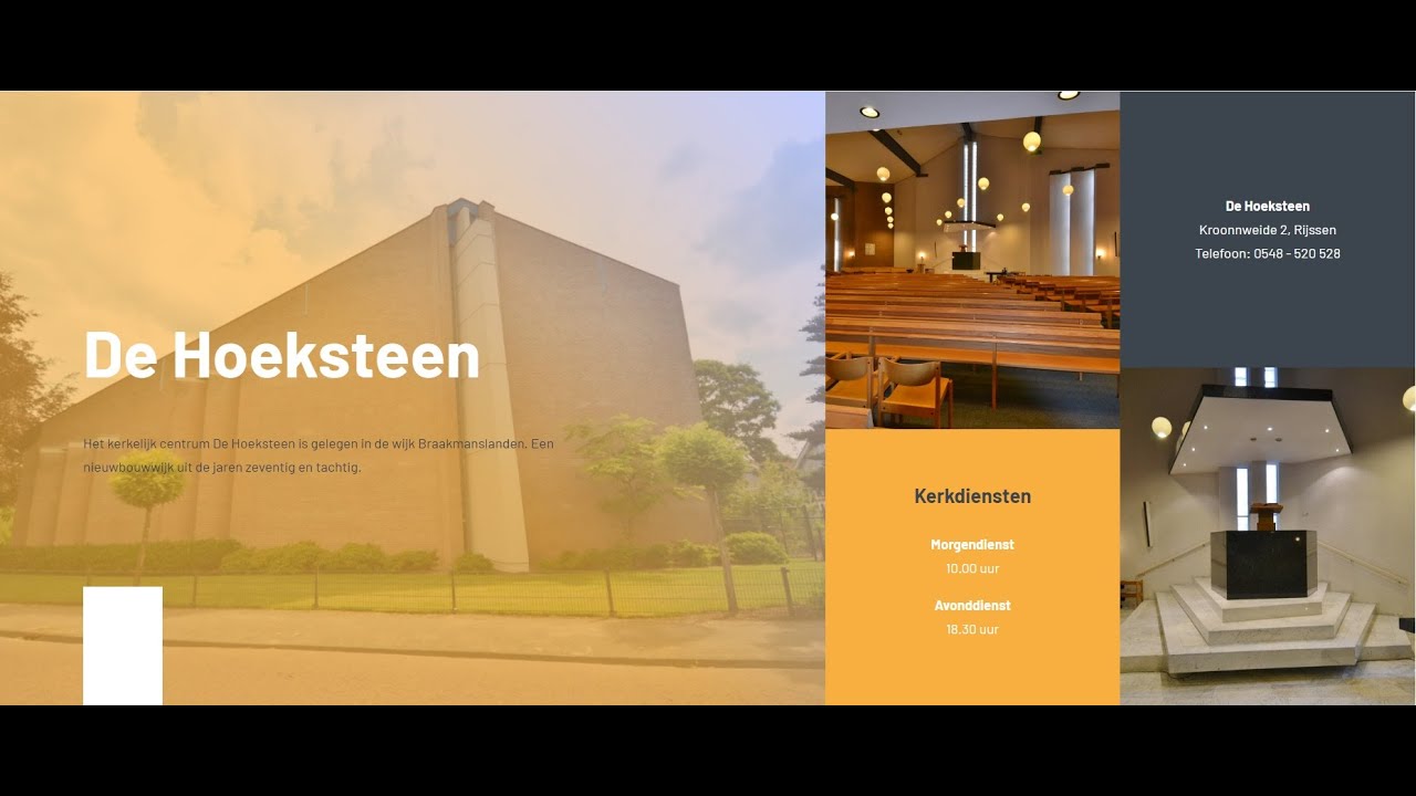 10-11-2024 18:30 De Hoeksteen - YouTube
