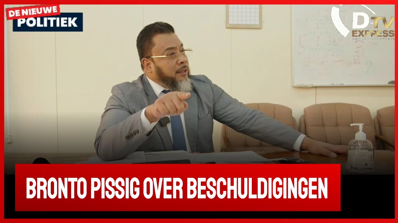 🚀 De Nieuwe Politiek LIVE • Minister Bronto gaat in op beschuldigingen ...