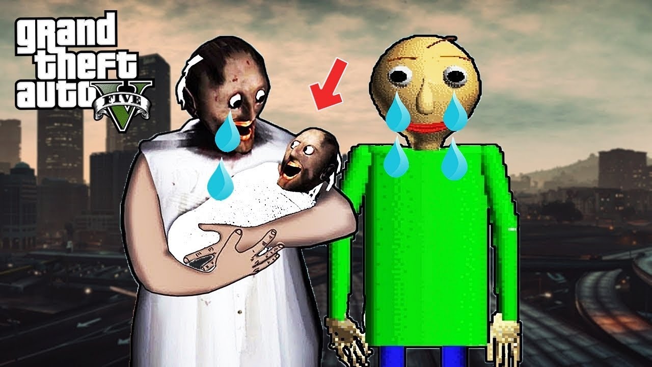 GRANNY VE BALDİ'NİN BEBEĞİ KAÇIRILINCA ÇOK AĞLADILAR (GTA 5 MODS) - YouTube