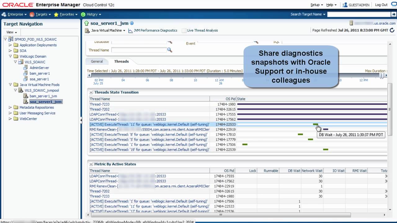 Oracle Enterprise Manager 12c: Capturing Diagnostic Snapshots - YouTube