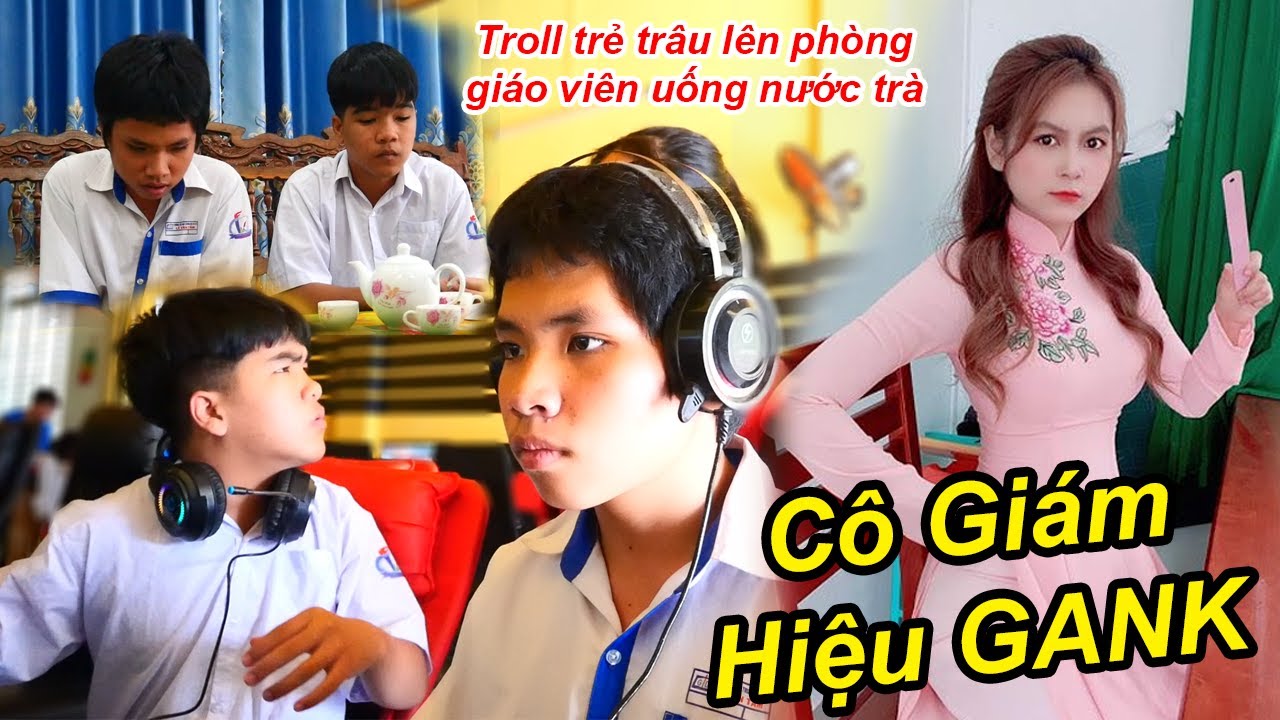 TROLL Trẻ Trâu Nói Dối Bị Bệnh Trốn Học Đi Chơi Nét Bị Cô Giám Hiệu ...