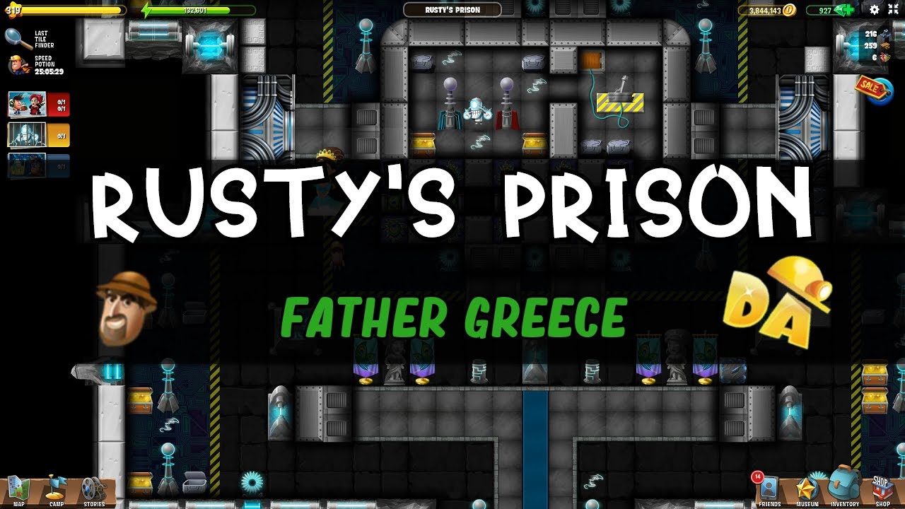 Rusty's Prison | Father Greece #1 (PC) | Diggy's Adventure - YouTube
