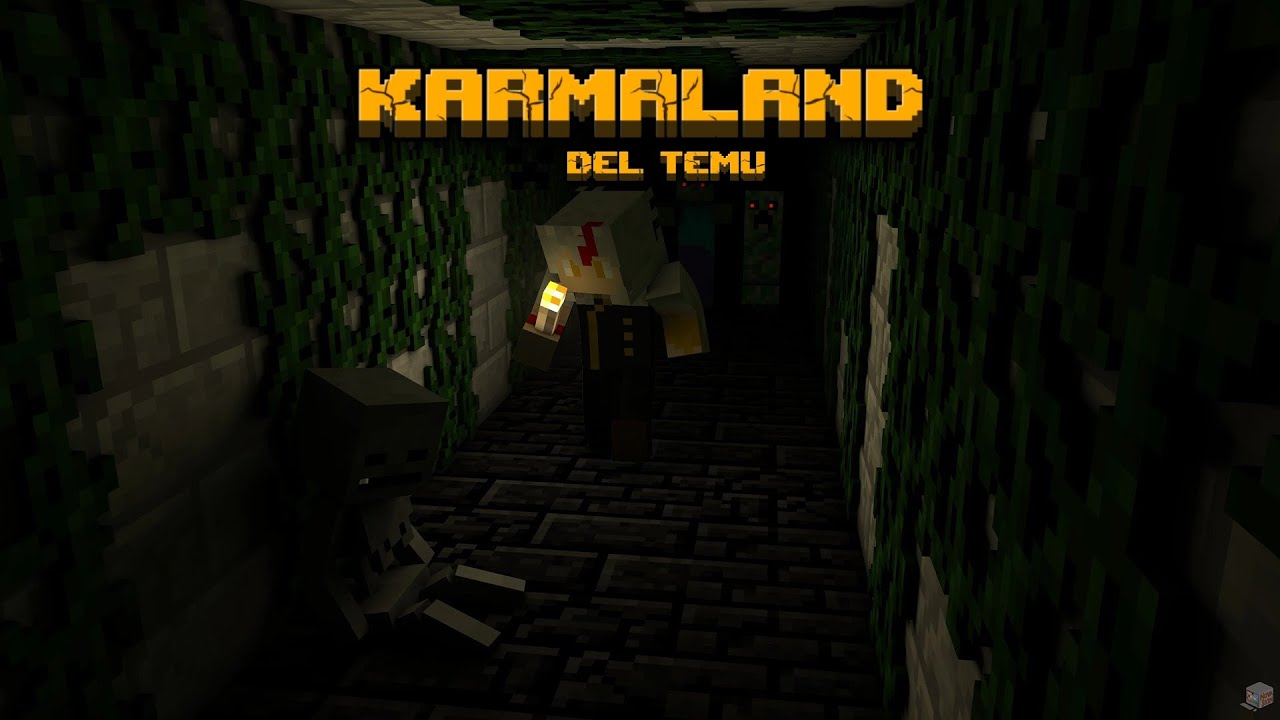 Minecraft nos ESTAFÓ en esta cueva💎 | KARMLAND DEL TEMU #3 - YouTube