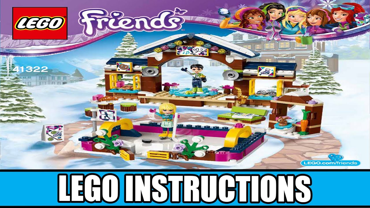 LEGO Instructions - Friends - 41322 - Snow Resort Ice Rink - Snow ...