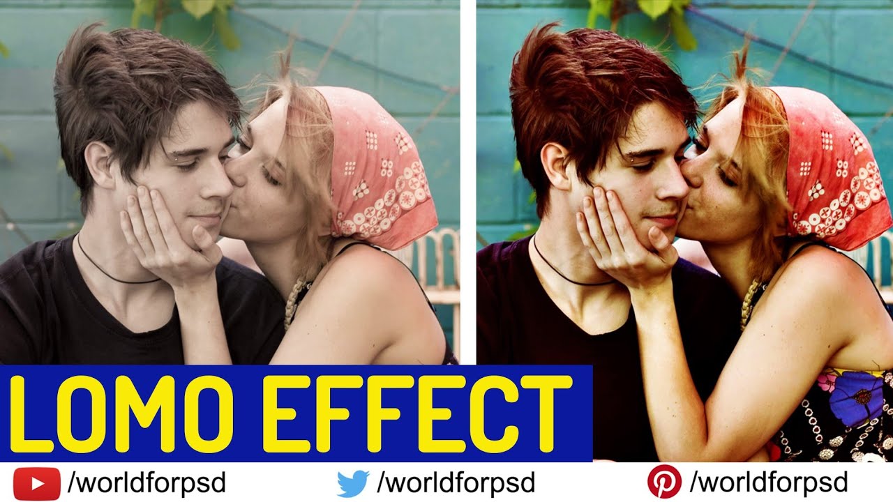 How to make LOMO EFFECT in Photoshop CS6, CS5 | Photoshop Tutorial ...