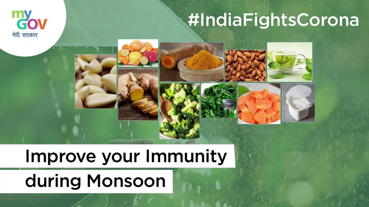 #IndiaFightsCorona Improve your Immunity during Monsoon - YouTube